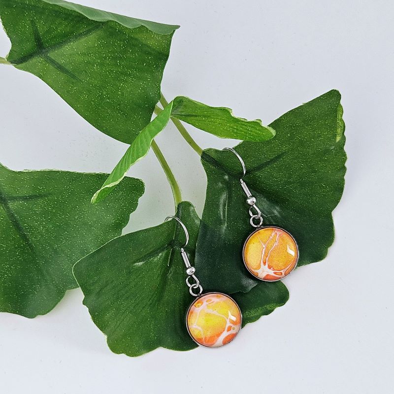 Single Drop earrings - PLM Fluid Art